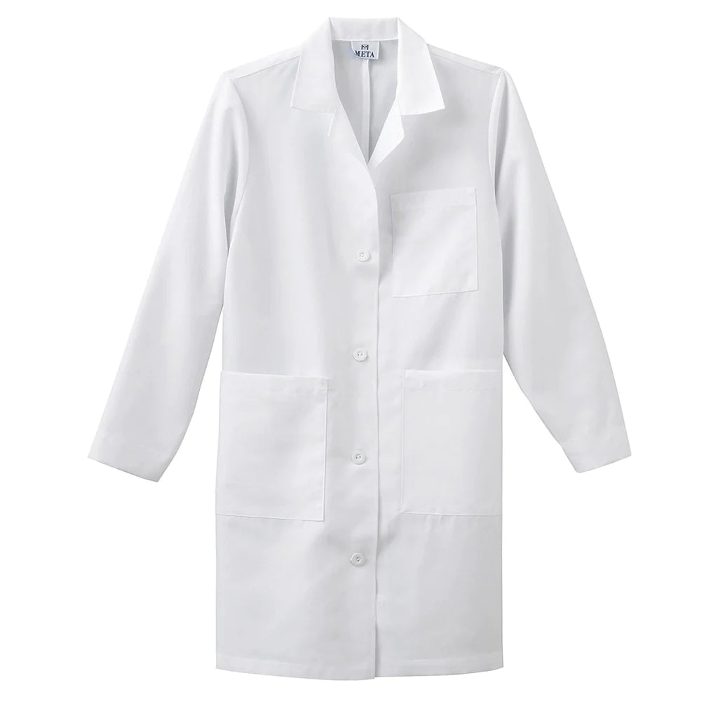 Womens White Swan Meta Lab Coat – Lindsey Lou Scrubs & Co.